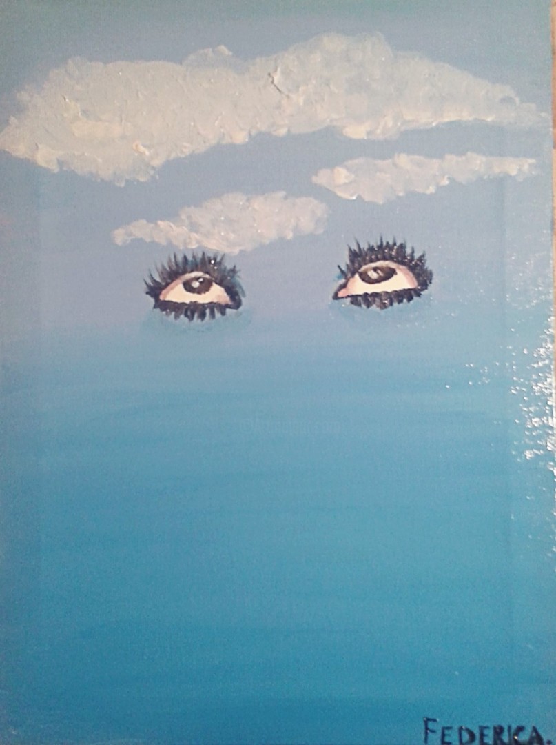 Uno Sguardo Al Cielo, Painting by Federica Schiappa | ArtMajeur