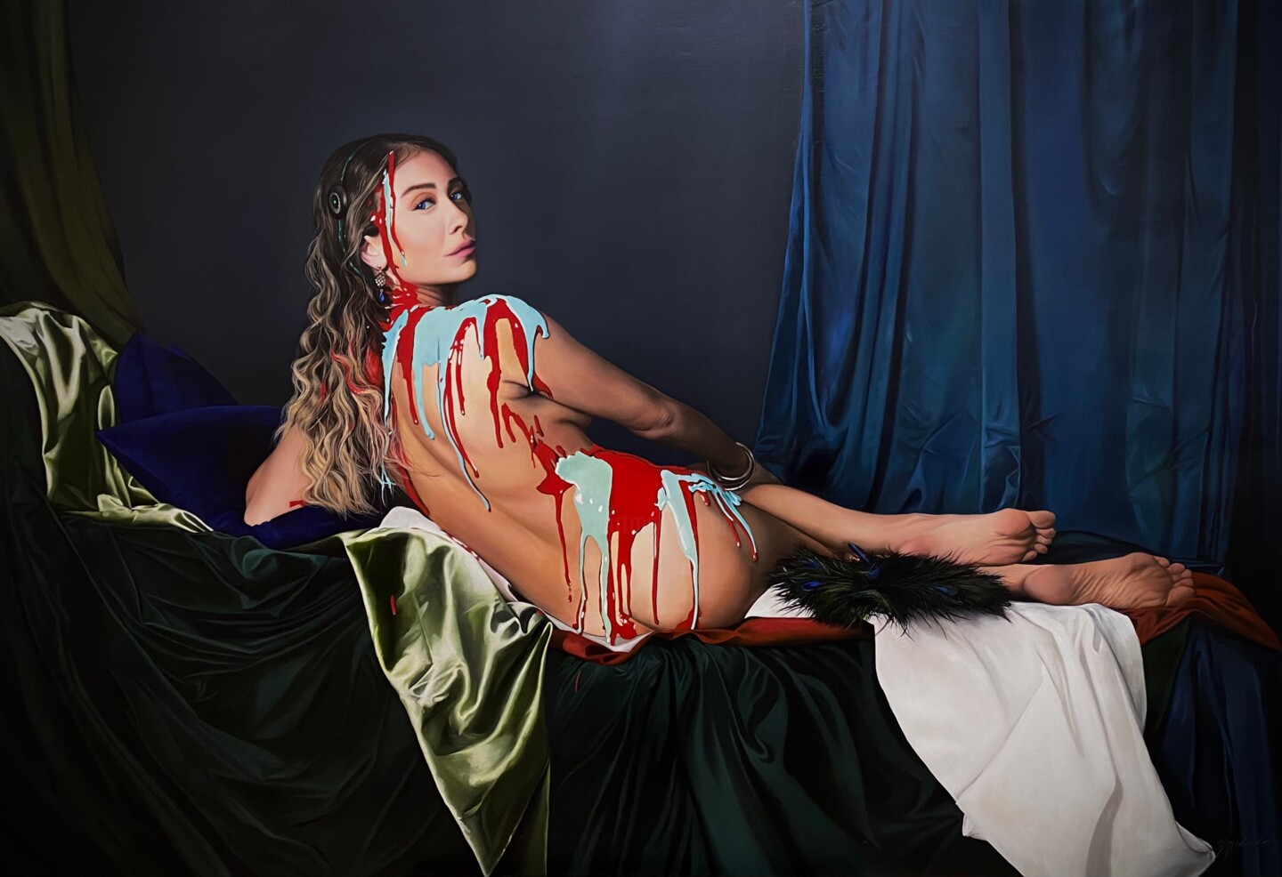 The Last Temptation Of Odalisque, Painting by Yiğit Dündar | ArtMajeur