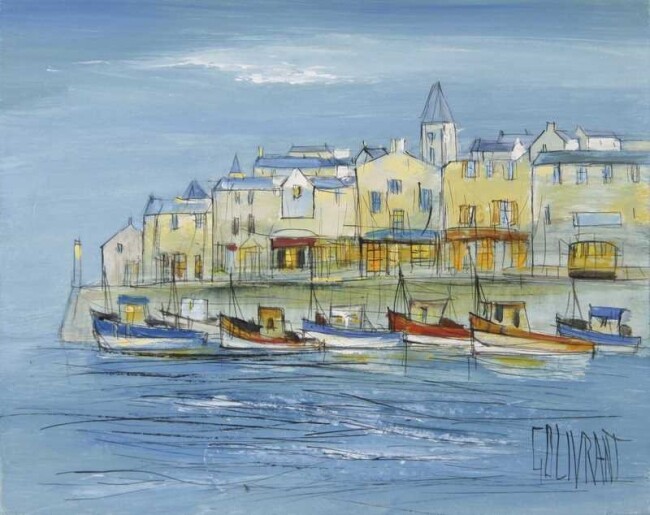 Le Port Tranquille, Tablo Gérard Gouvrant tarafından | ArtMajeur